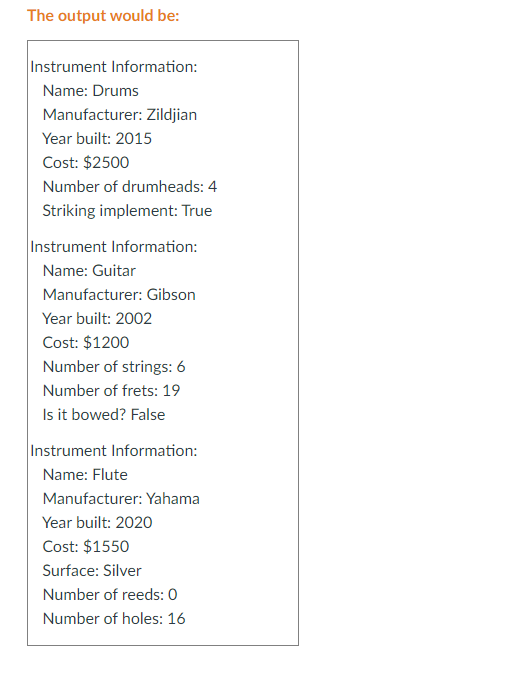 Solved Create a Python program using good object-oriented | Chegg.com