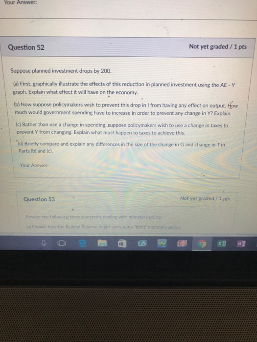 Solved Suppose planned investment drops by 200. (a) First, | Chegg.com