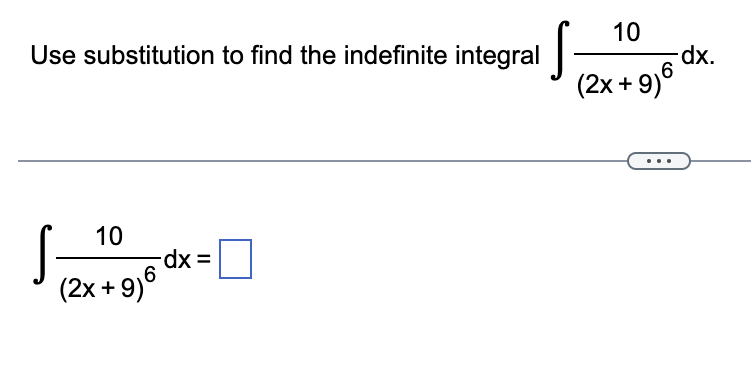 Solved Use substitution to find the indefinite integral | Chegg.com