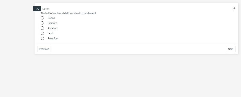 Solved 36 1 point This reaction is an example of 210 84 Po - | Chegg.com