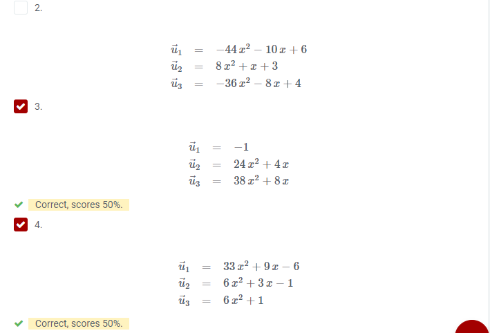 Solved The set of all quadratic polynomials P2 is a vector | Chegg.com