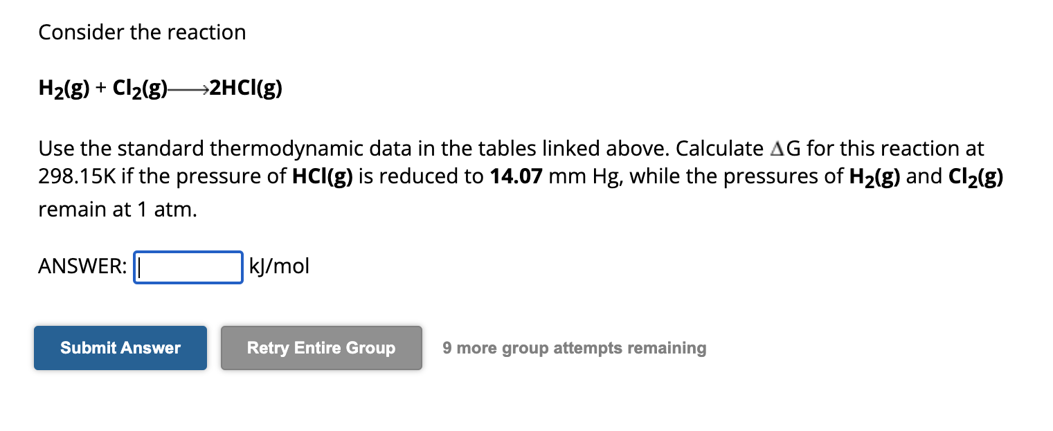 Solved Consider the reaction H2( g)+C2H4( g) C2H6( g) Using | Chegg.com