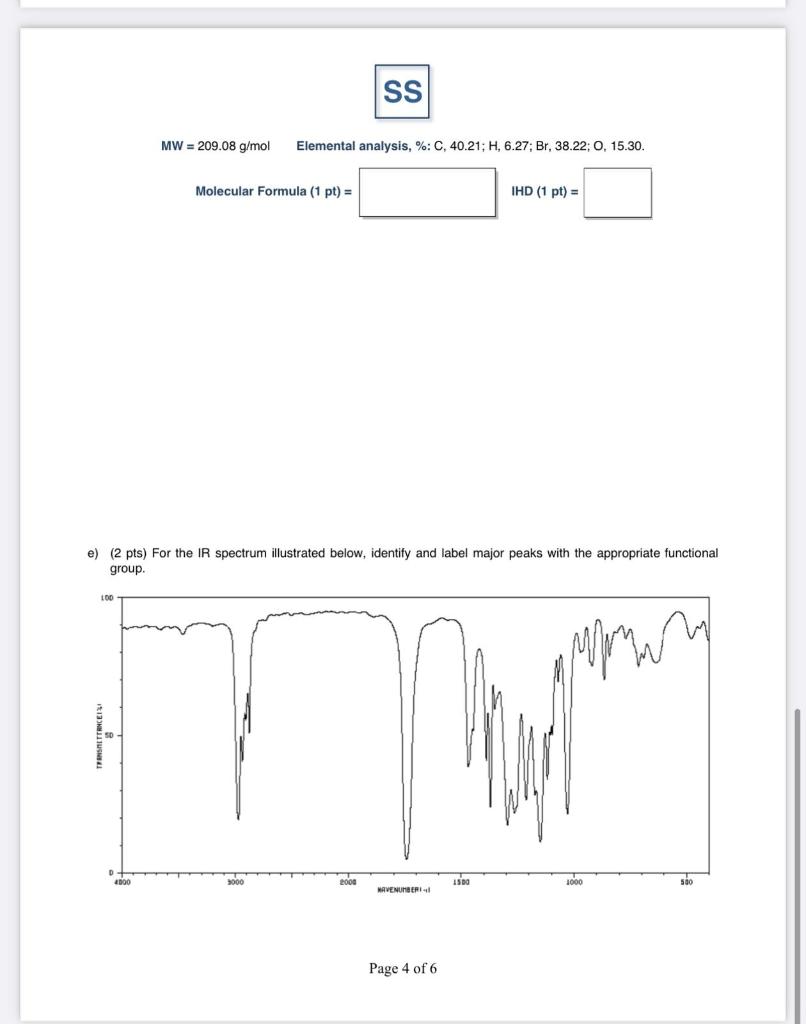 Lab Report Identification of Unknowns Course-SECTION: | Chegg.com