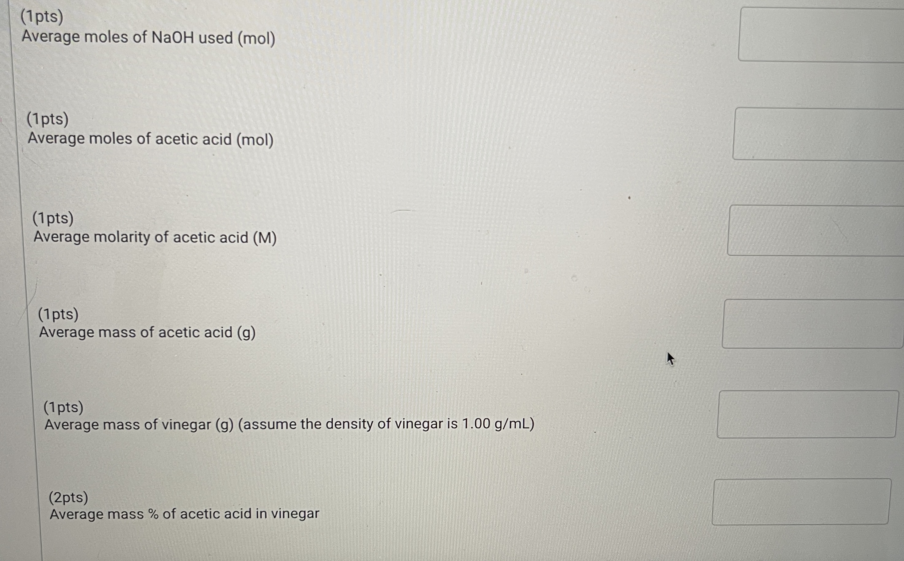 Solved Table 2. Titration data Table view D List vie Trial 1 | Chegg.com