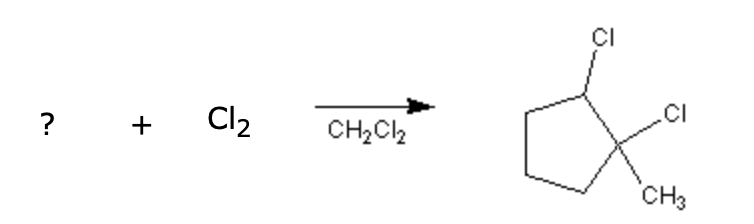 Solved 1) Draw the cycloalkene that would react with the | Chegg.com