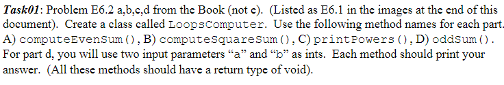 Task01: Problem E6.2 a,b,c,d from the Book (not e). | Chegg.com