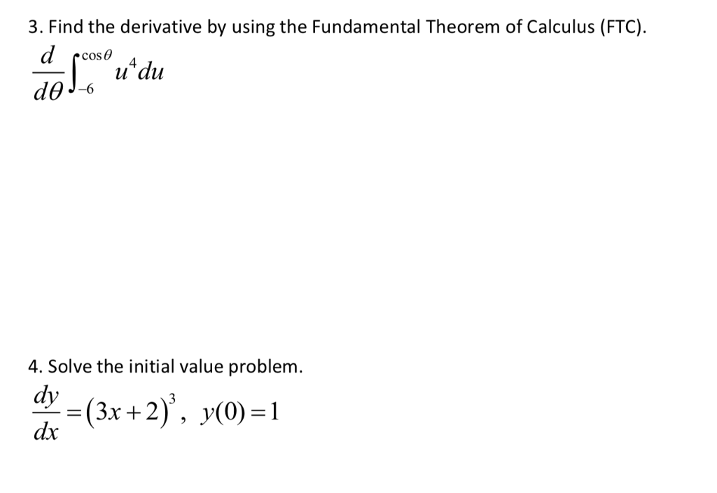 Solved 3. Find the derivative by using the Fundamental | Chegg.com