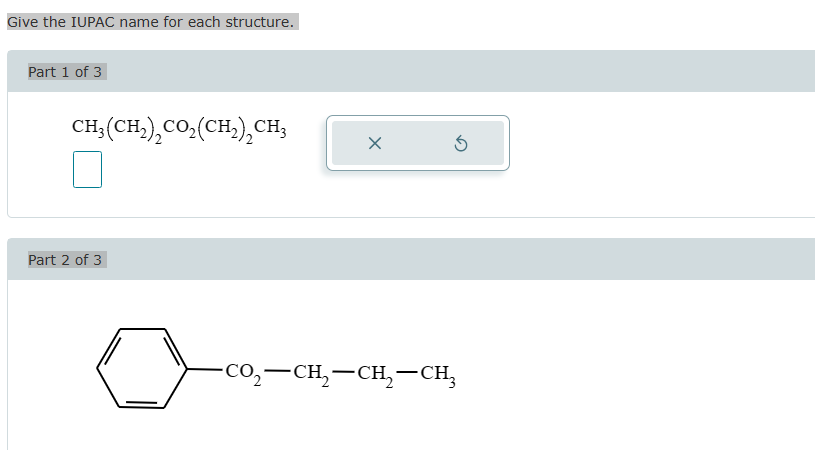 Solved Give the IUPAC name for each structure. | Chegg.com