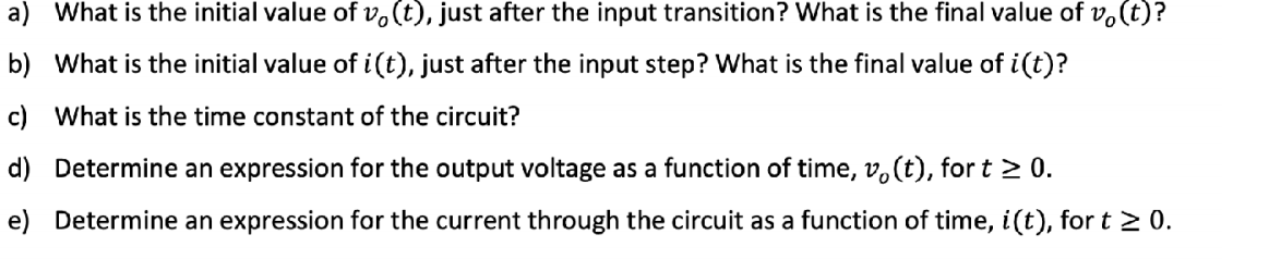 Solved A 1V step input signal, 1V. u(t), is applied to the | Chegg.com