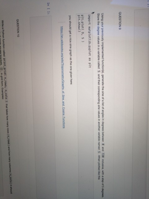Solved QUESTIONS Using your previously implemented | Chegg.com