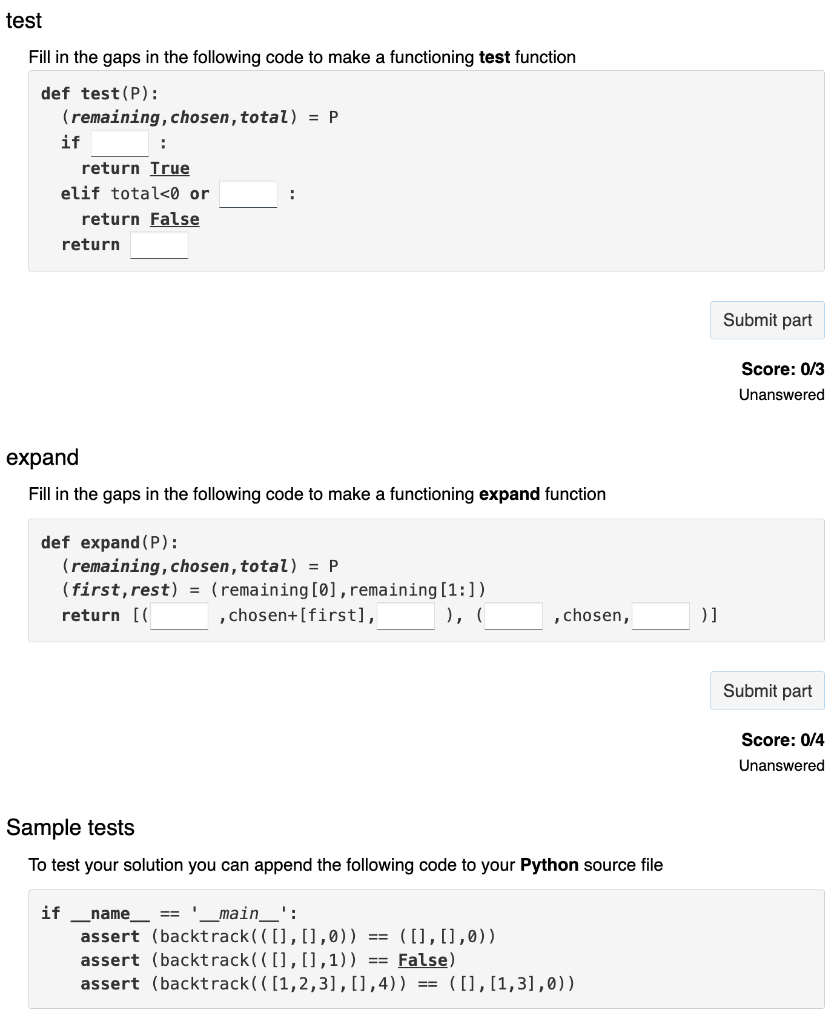 Solved Here is the subset sum definition from the lecture. | Chegg.com