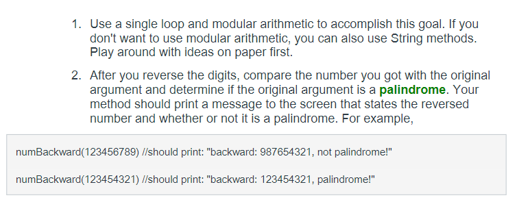 Solved Part 2: Single Loops 1. Write a method powerofTwo | Chegg.com