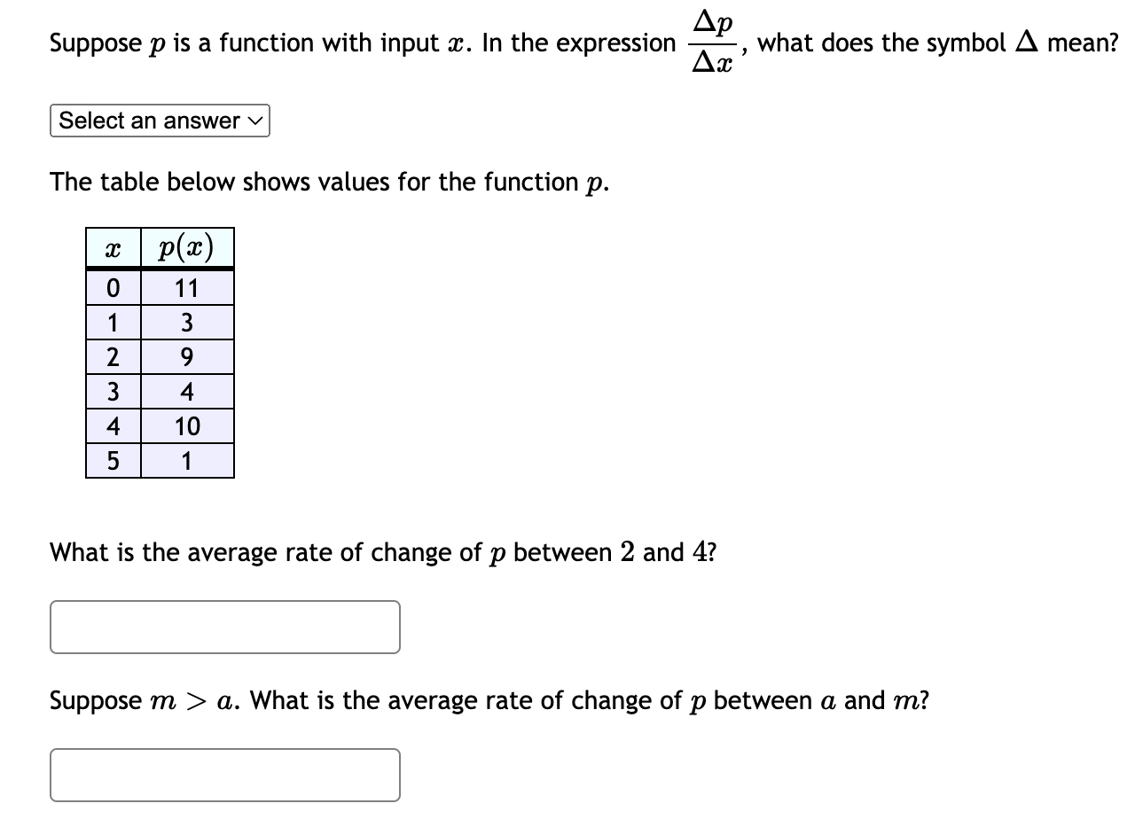 Suppose p is a function with input x. In the | Chegg.com