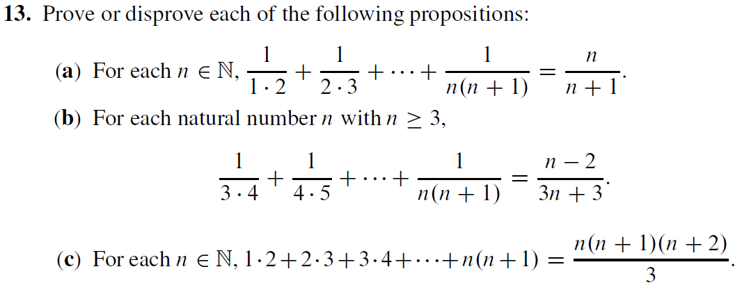 Solved 13. Prove or disprove each of the following | Chegg.com
