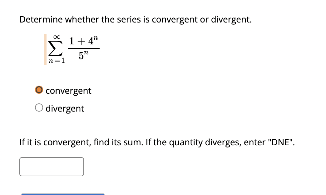 Solved Determine whether the series is convergent or | Chegg.com
