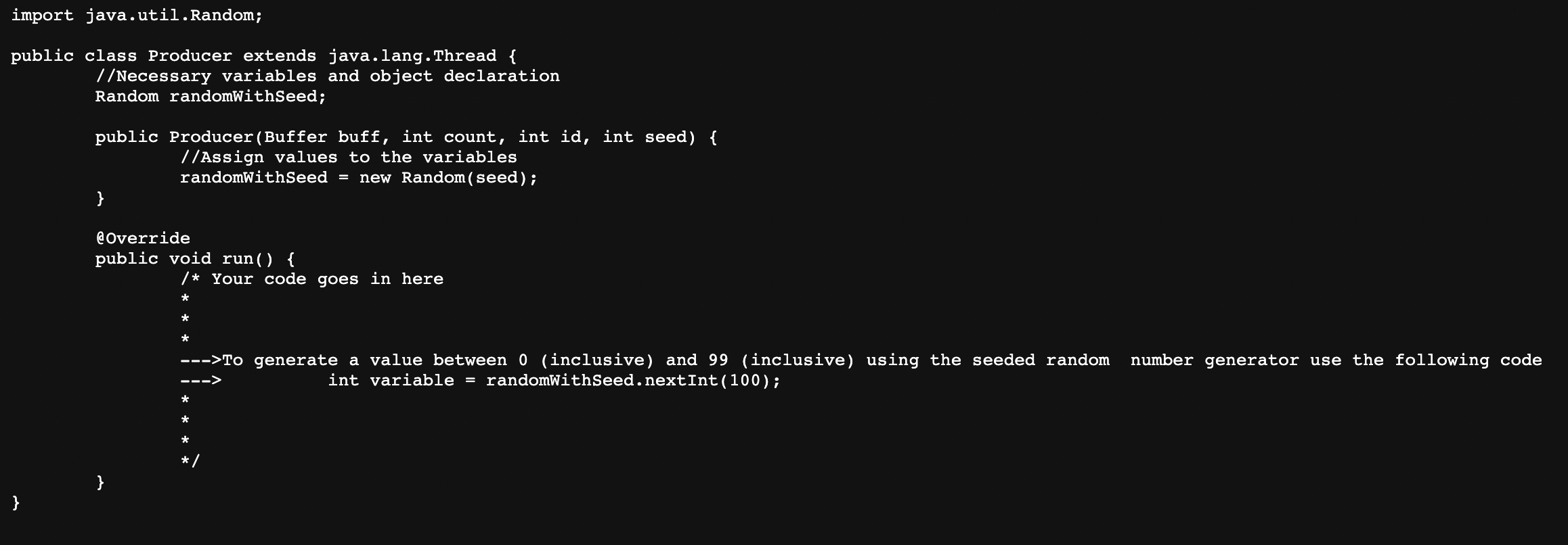 PRODUCER - CONSUMER PROBLEM: SYNCHRONIZATION This | Chegg.com