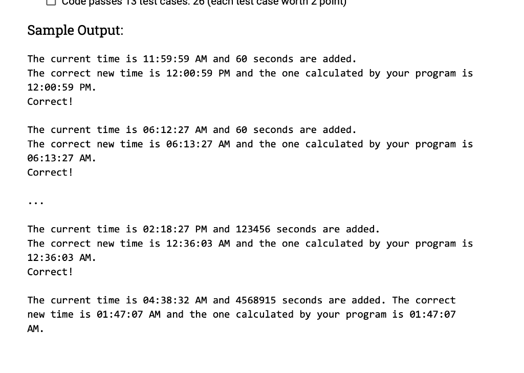 Solved Implement the EnhancedTime class: Implement the | Chegg.com Solved Implement the EnhancedTime class: Implement the | Chegg.com