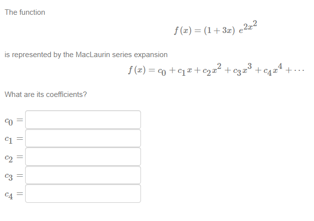 Solved The function f(3) = (1 + 3x) 222 is represented by | Chegg.com