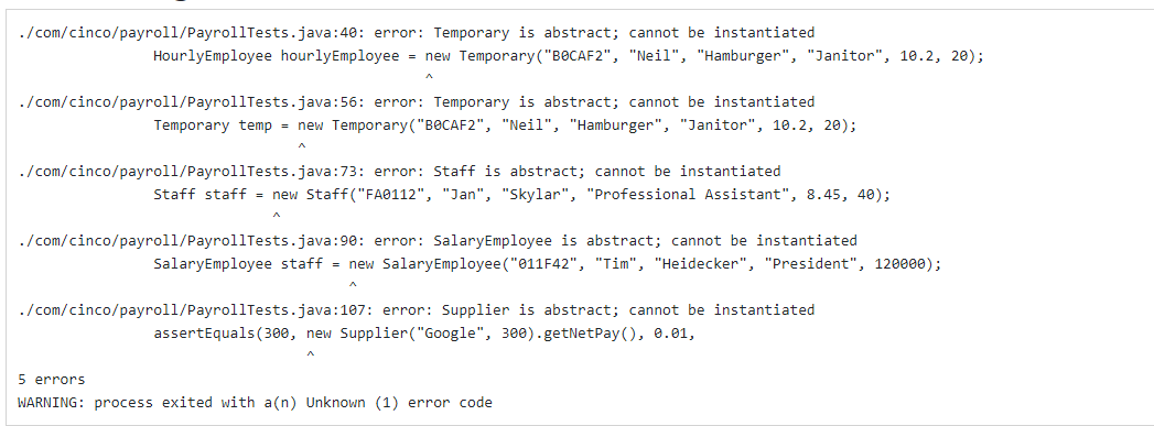 Solved i keep getting these erros and i dont knwo how to fix | Chegg.com