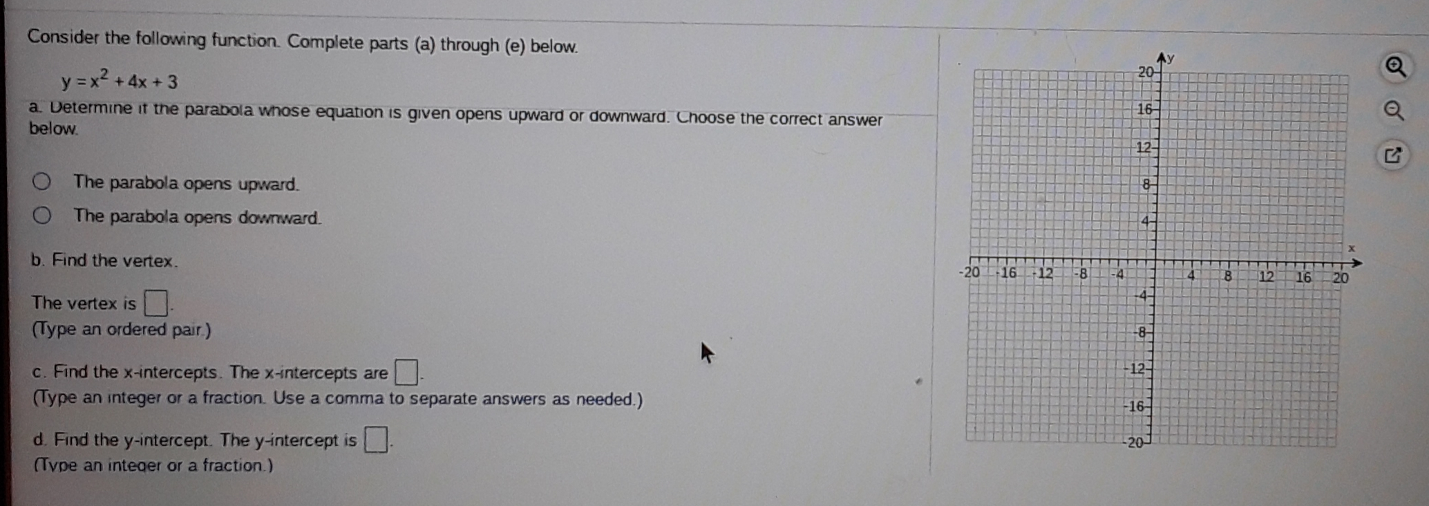 Solved Consider the following function. Complete parts (a) | Chegg.com
