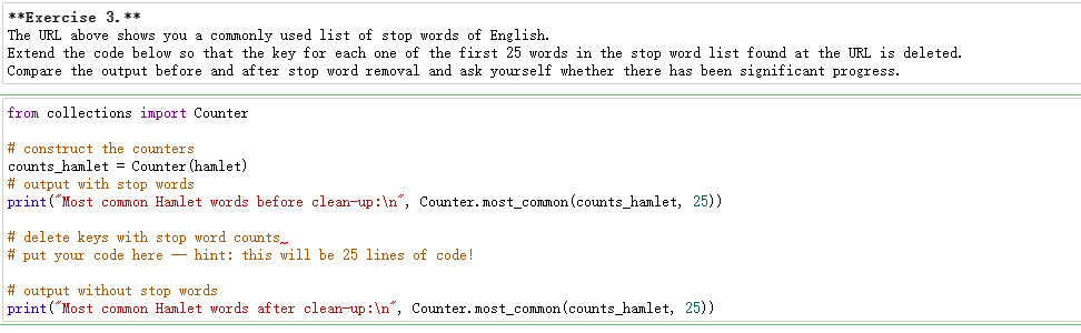 Solved **Exercise 3. ** The URL above shows you a commonly | Chegg.com