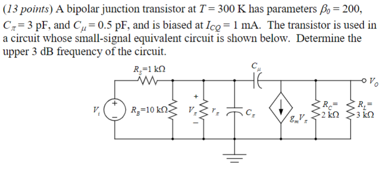 Solved ANSWER ASAP PLZ!!! ﻿ A bipolar junction transistor at | Chegg.com