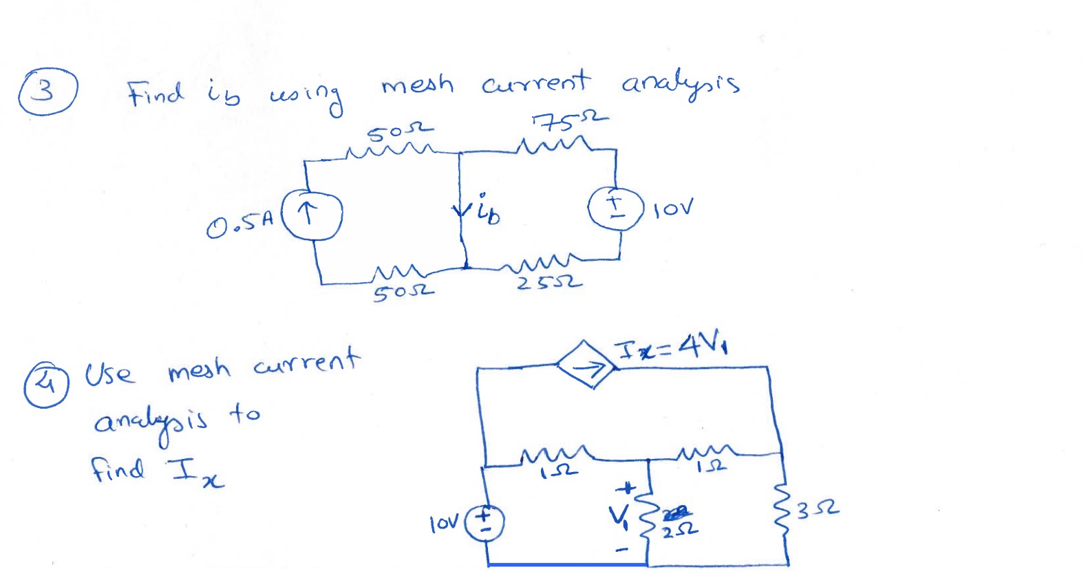 Solved (1) Find node voltage v1,v2&v. using node voltage | Chegg.com Solved (1) Find node voltage v1,v2&v. using node voltage | Chegg.com