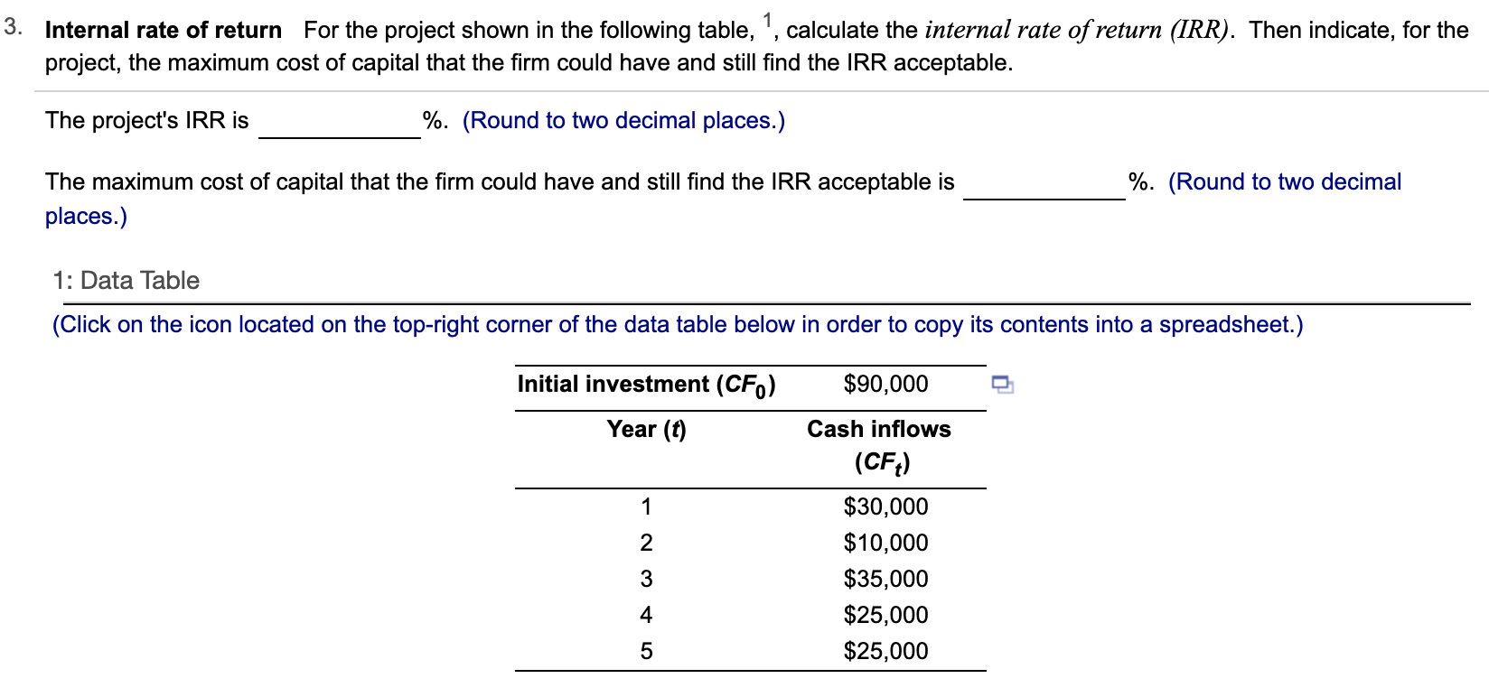 Solved 2. Net present value Using a cost of capital of 11%, | Chegg.com