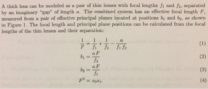 Derive formulas for fi, f2, and a in terms of F, bi, | Chegg.com
