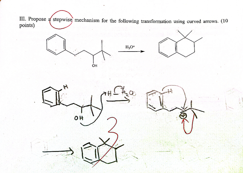 Solved III. Propose stepwise mechanism for the following | Chegg.com