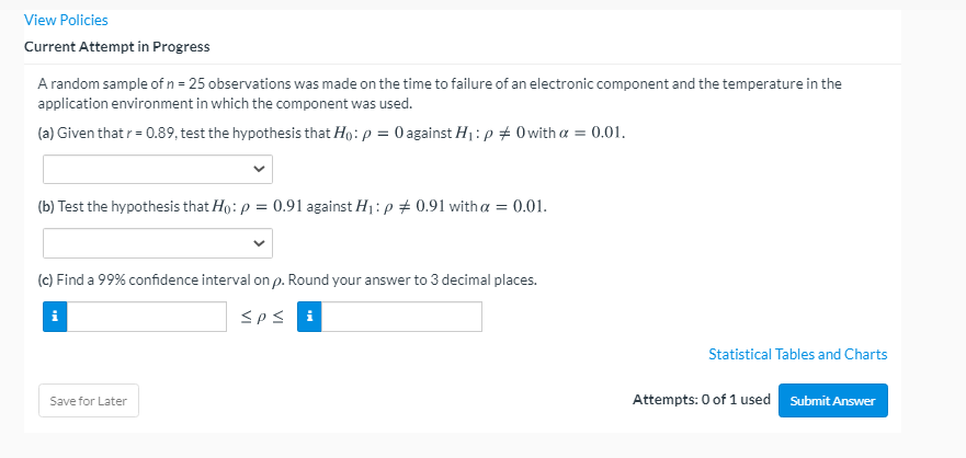 Solved View Policies Current Attempt in Progress A random | Chegg.com