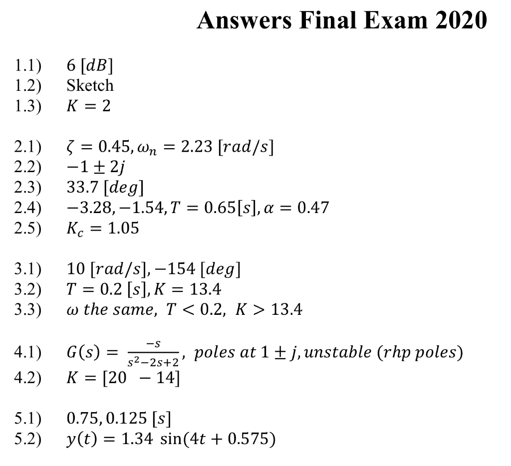 Question 3 (3 marks) An open loop electric servo | Chegg.com