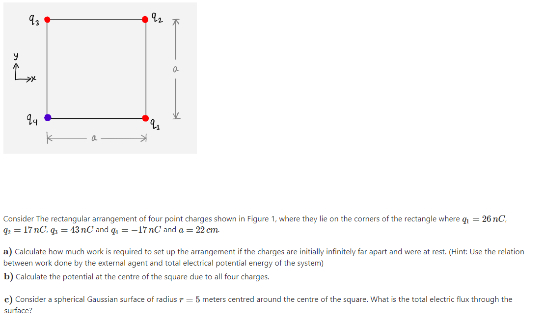 Solved 92 у 0 a 2x q4 а a > Consider the rectangular | Chegg.com