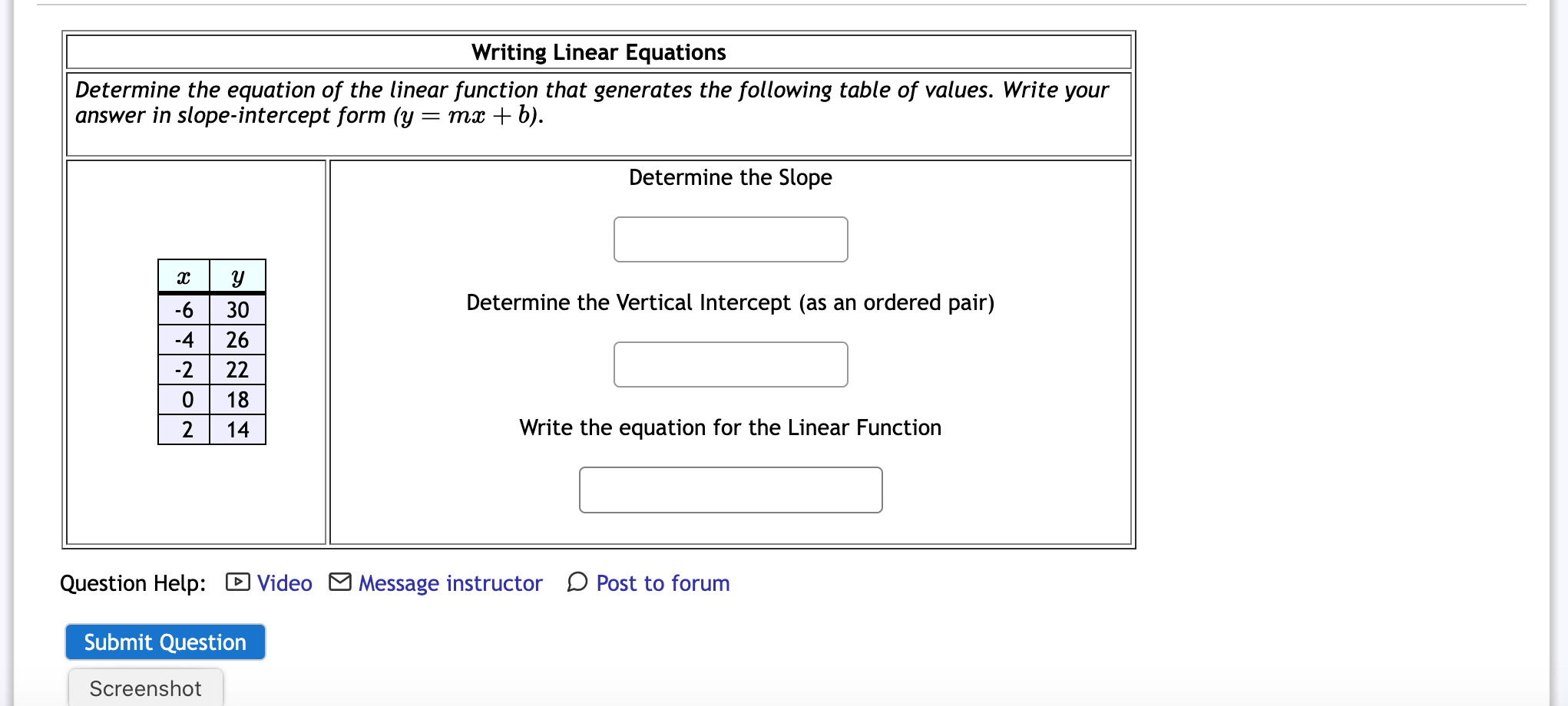 Solved Question Help: Video Message instructor ! | Chegg.com