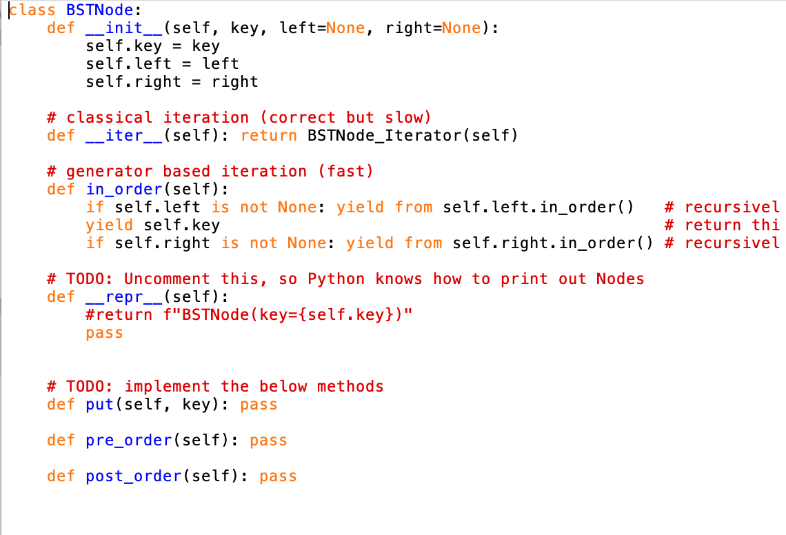 Tree Traversal Iterators Tree traversal is inherently | Chegg.com