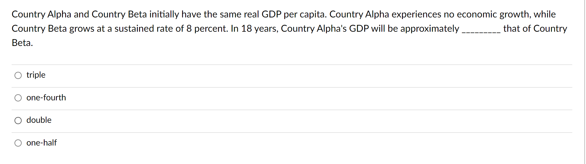 Solved Country Alpha and Country Beta initially have the | Chegg.com