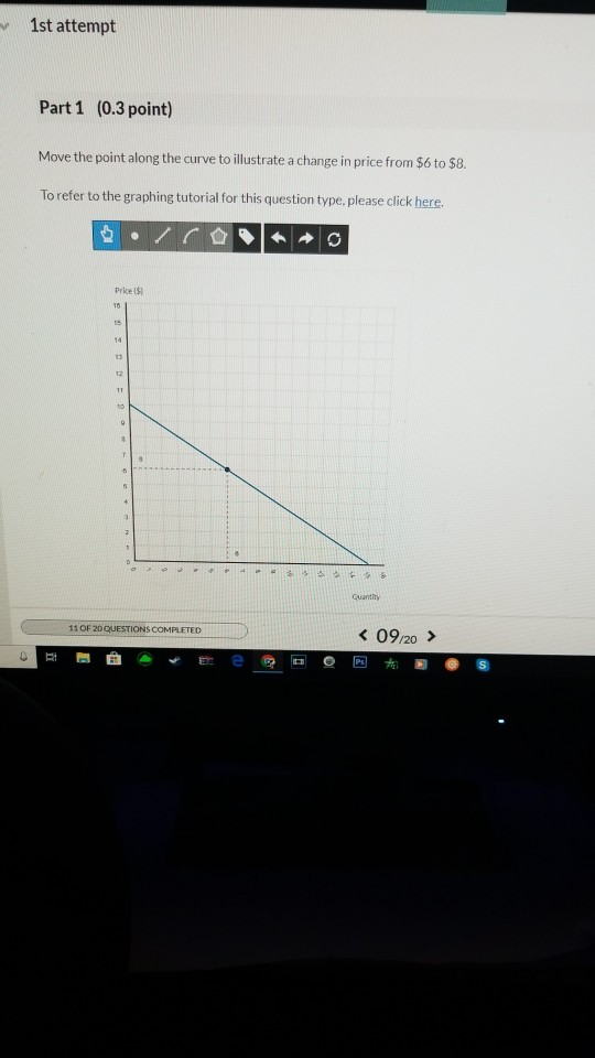 Solved 1st attempt Part 1 (0.3 point) Move the point along | Chegg.com