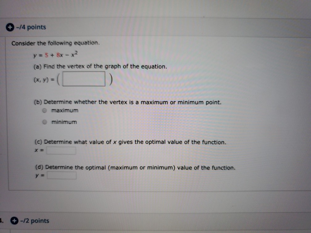 Solved -14 points Consider the following equation. y 5 + | Chegg.com