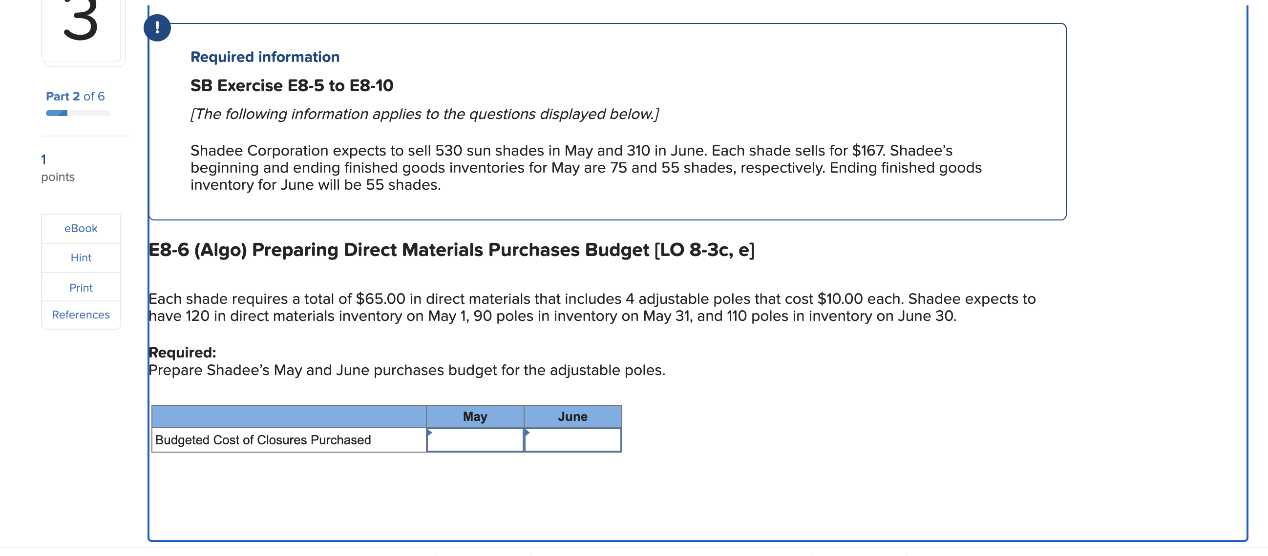 Solved Required information SB Exercise E8-5 to E8-10 [The | Chegg.com