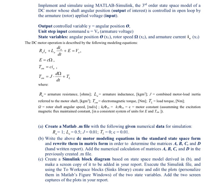 Solved Implement and simulate using MATLAB-Simulink, the 3rd | Chegg.com Solved Implement and simulate using MATLAB-Simulink, the 3rd | Chegg.com