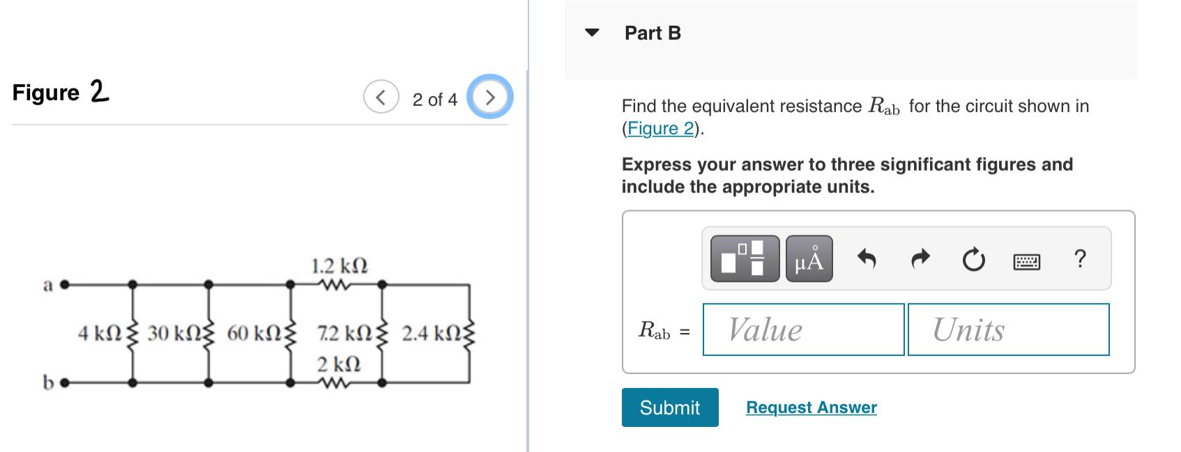 Solved Figure 1 R1 R2 w a R3 RA RS b Part A Find | Chegg.com