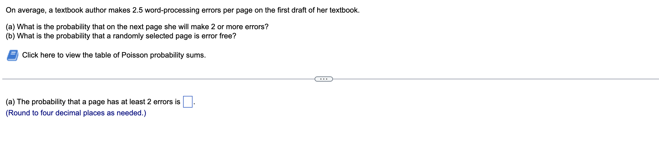 Solved On average, a textbook author makes 2.5 | Chegg.com