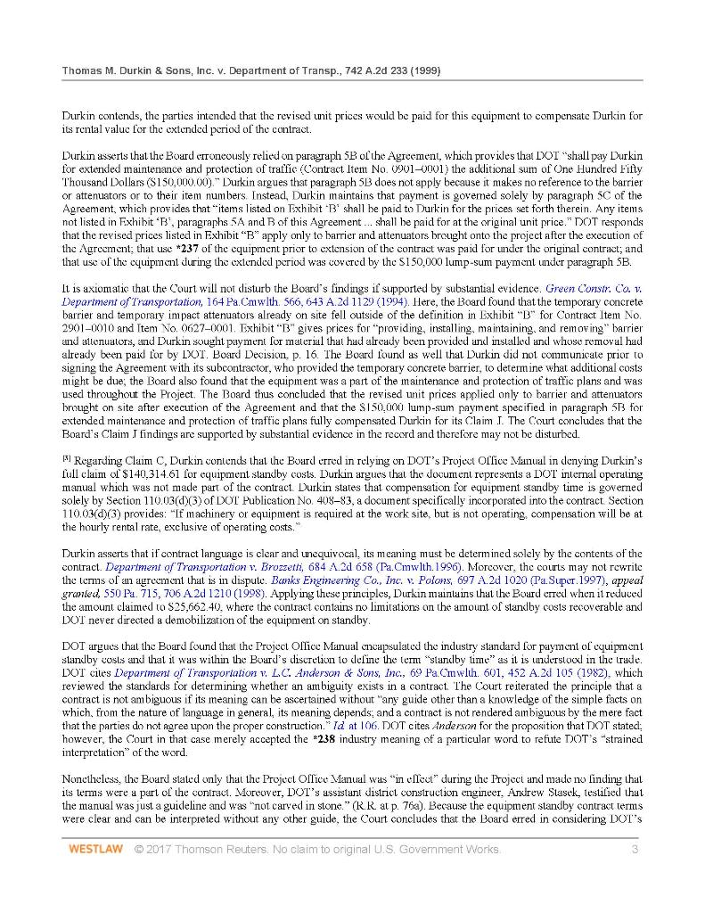 Create a case brief on attached images of a case. | Chegg.com