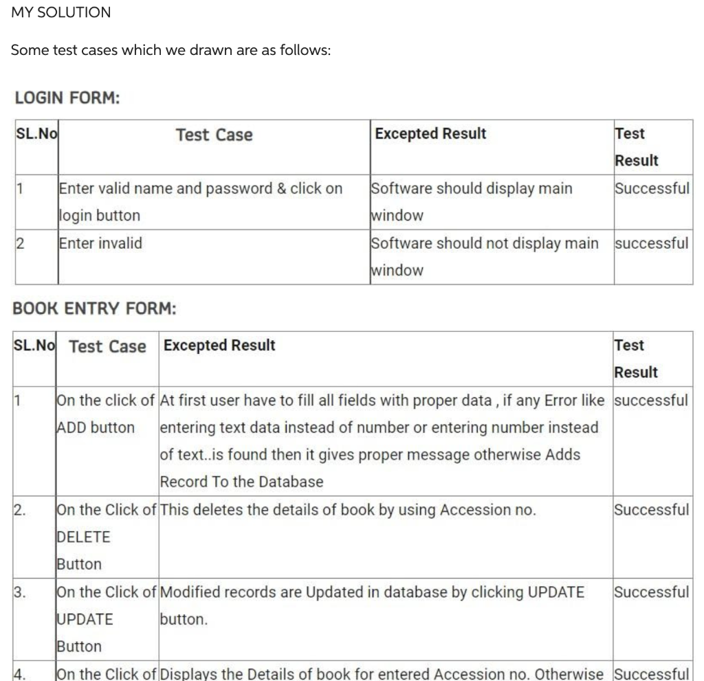 Solved Phase 4: Test Cases You have been contacted by your | Chegg.com