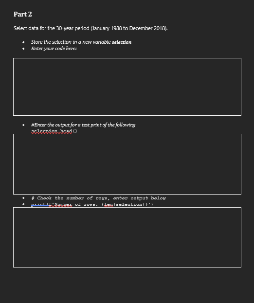 Plotting temperatures In this assignment we will plot | Chegg.com