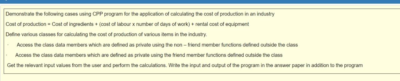 Solved Demonstrate the following cases using CPP program for | Chegg.com