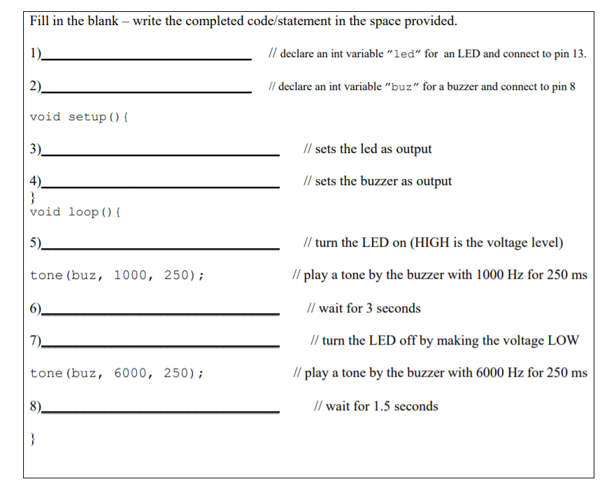 Solved An Arduino UNO R3 microcontroller is used to blink a | Chegg.com