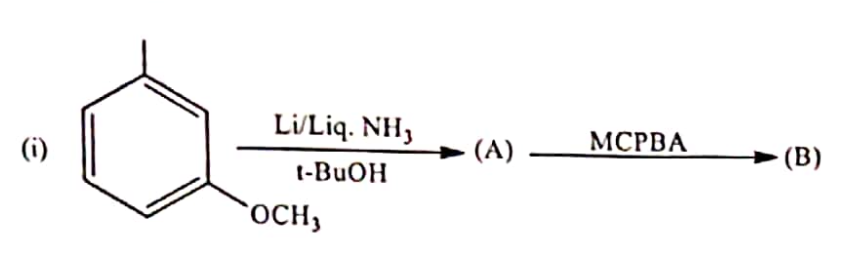 Solved (i) MCPBA (B) | Chegg.com