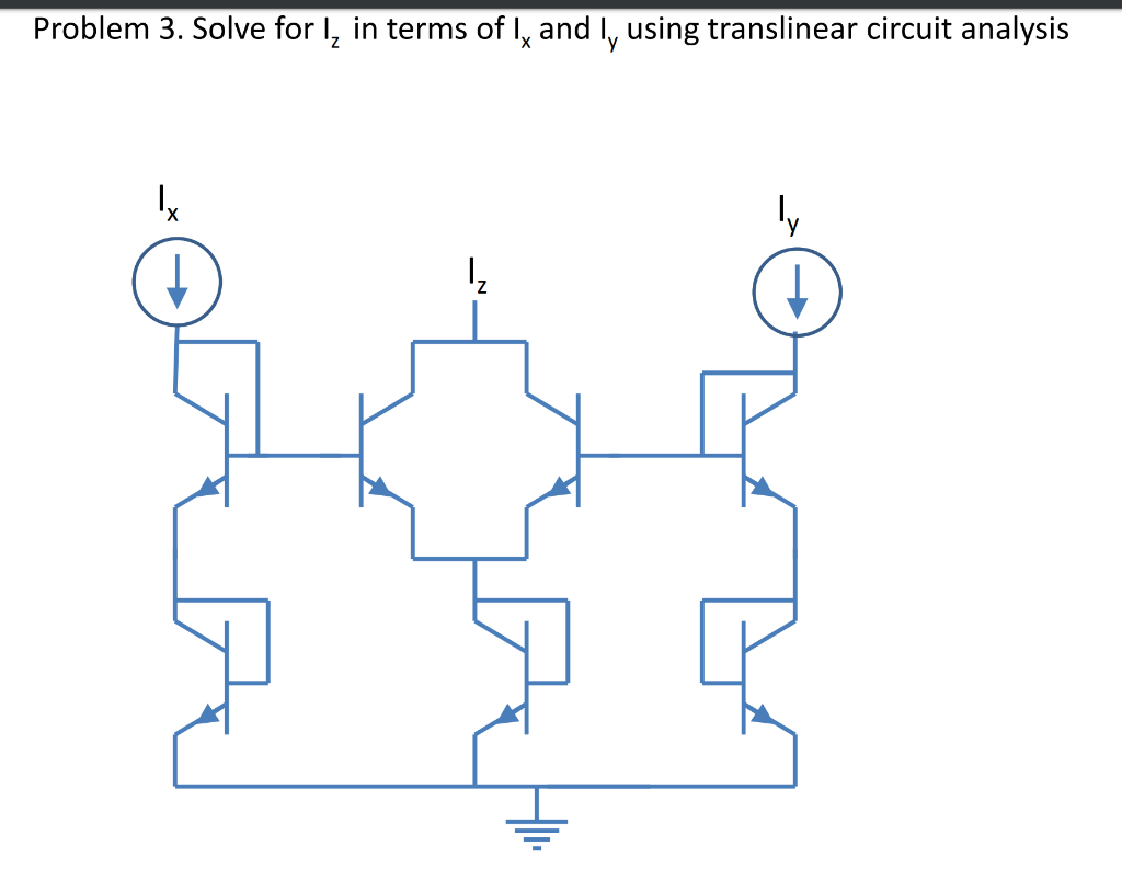 Solved Problem 3. Solve for I, in terms of Ix and I, using | Chegg.com