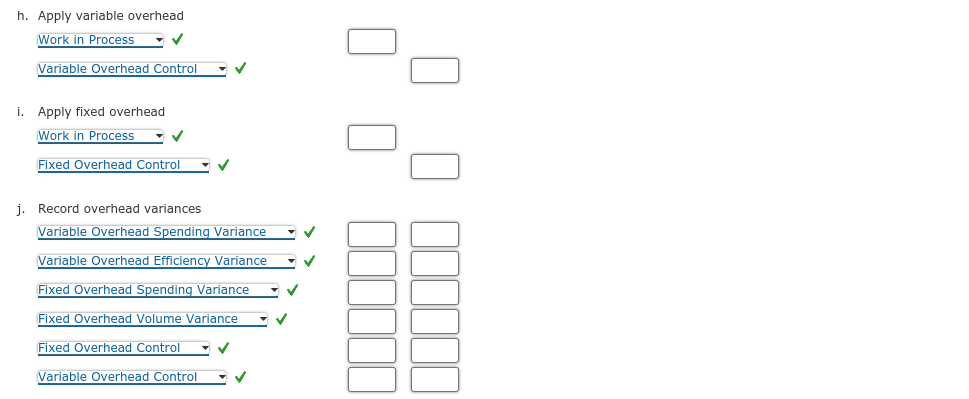 Solved Basic Variance Analysis, Revision of Standards, | Chegg.com